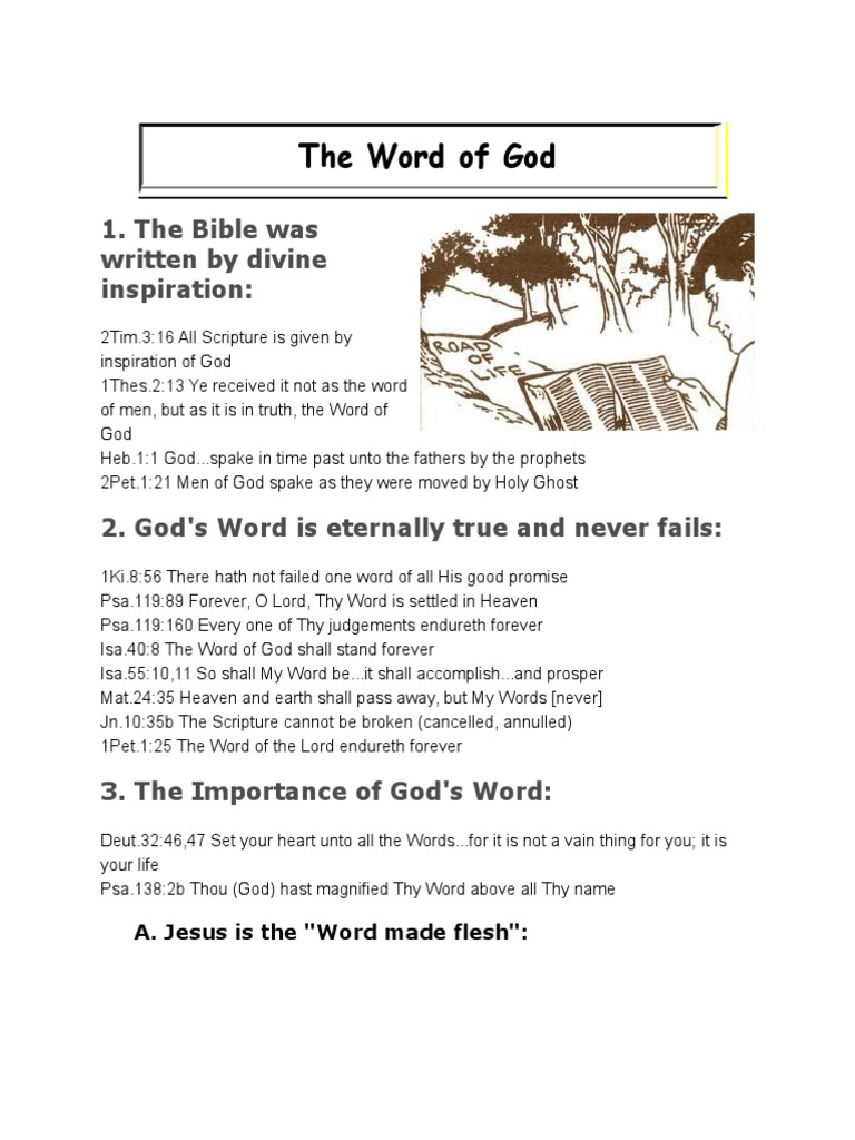 The Importance and Power of God's Word | PDF | Jesus In Islam | Last ...