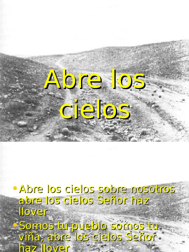 Abre Los Cielos | PDF