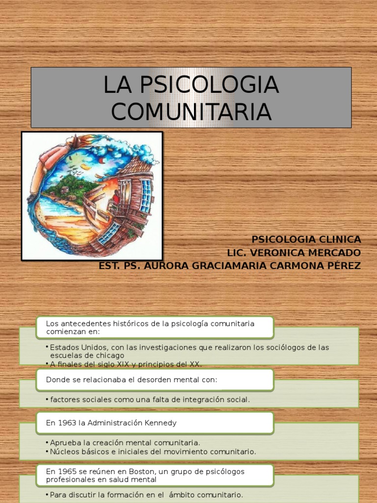 Psicología Comunitaria: Fundamentos y Modelos | PDF | Sicología ...