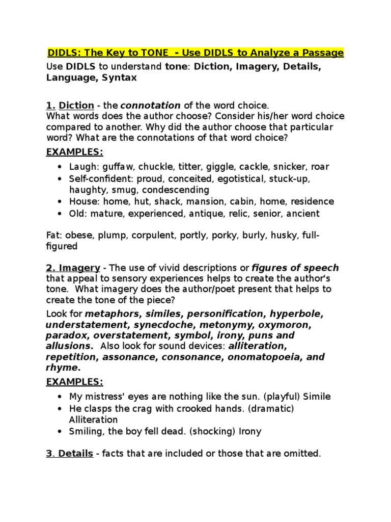 Didls - A Cheat Sheet | PDF | Sentence (Linguistics) | Phrase