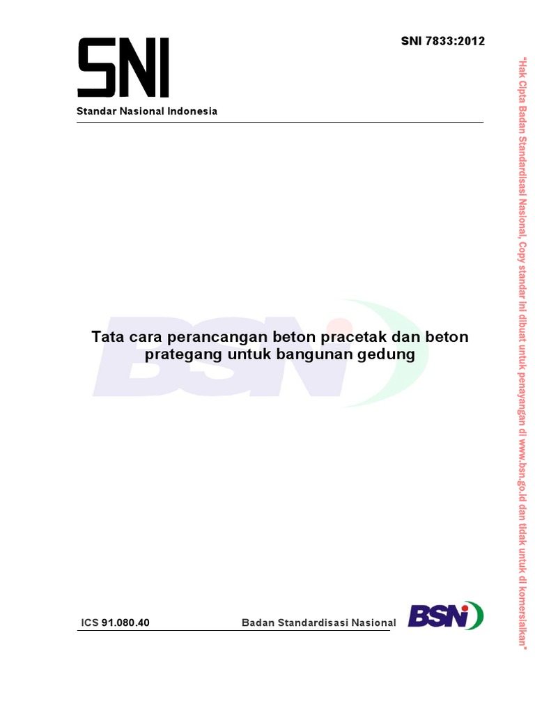 sNI BETON 03-2847-2002 DILENGKAPI DENGAN PENJELASAN