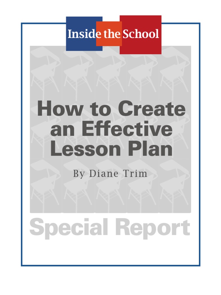 How To Create Effective Lesson Plan | PDF | Lesson Plan | Curriculum