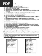 Practica de S C Z y X Espanol | PDF | Jardín de infancia