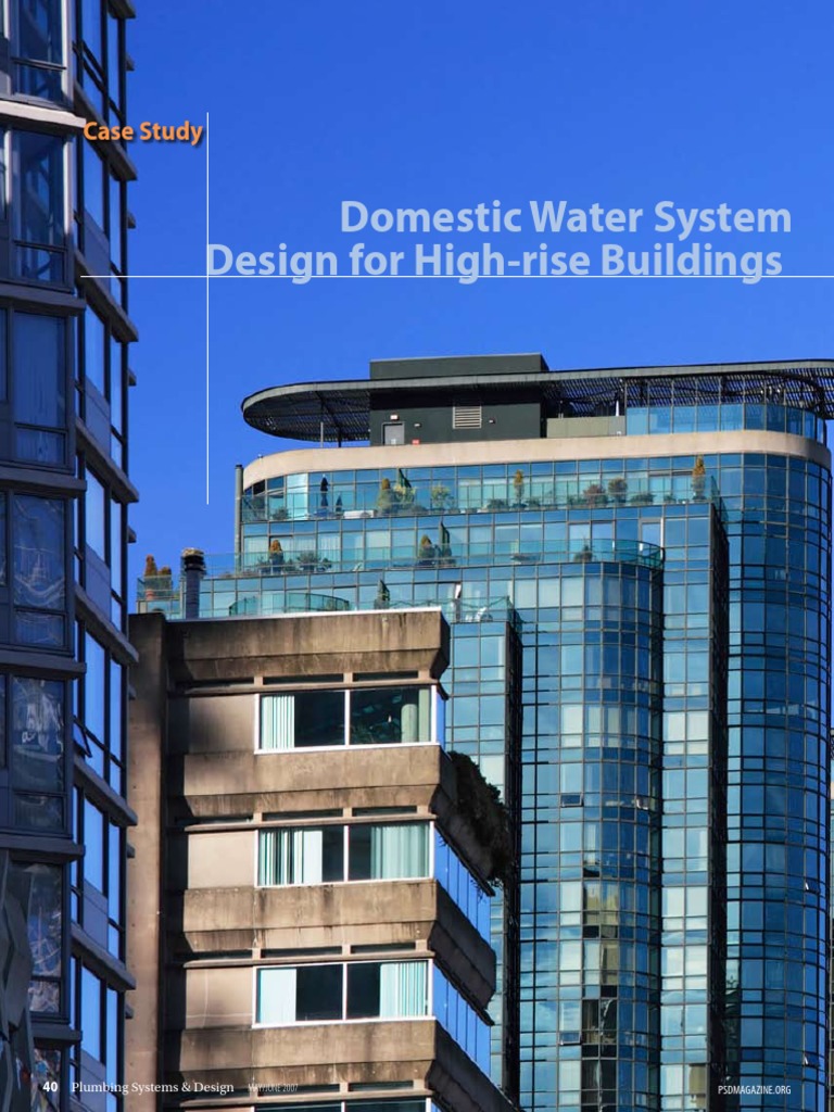 High Rise StructuresPlumbing Design Guidelines | PDF | Water Heating | Hvac