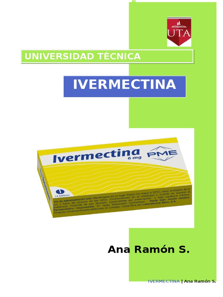 IVERMECTINA | Farmacología | Drogas