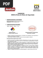 Hoja de Seguridad Del Agua | PDF | Toxicidad | Agua