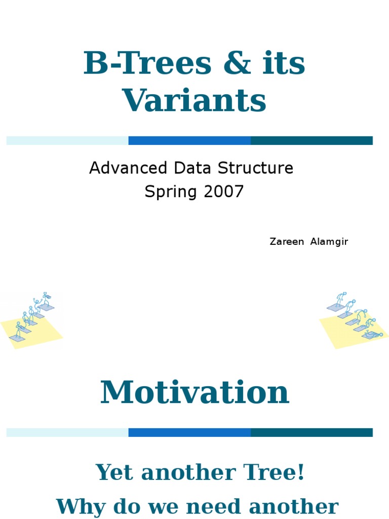 B Trees and Its Variants | PDF | Data Management | Algorithms And Data Structures
