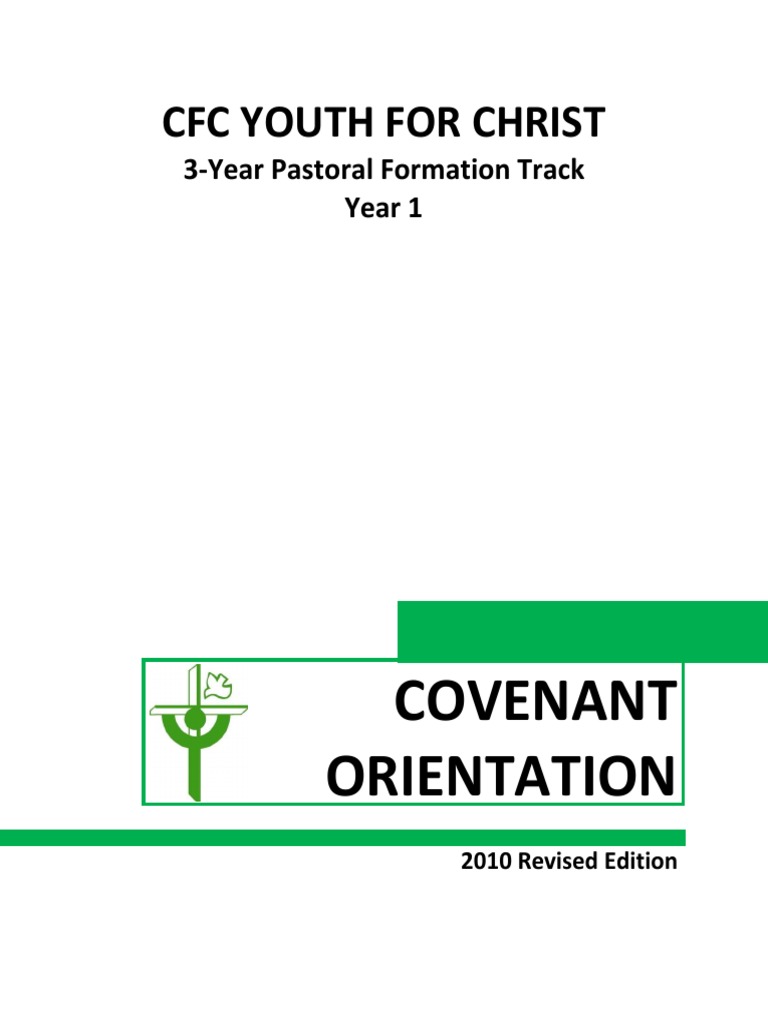 Yfc Covenant Orientation (2010 Edition) 2nd Rev. | PDF | Covenant ...