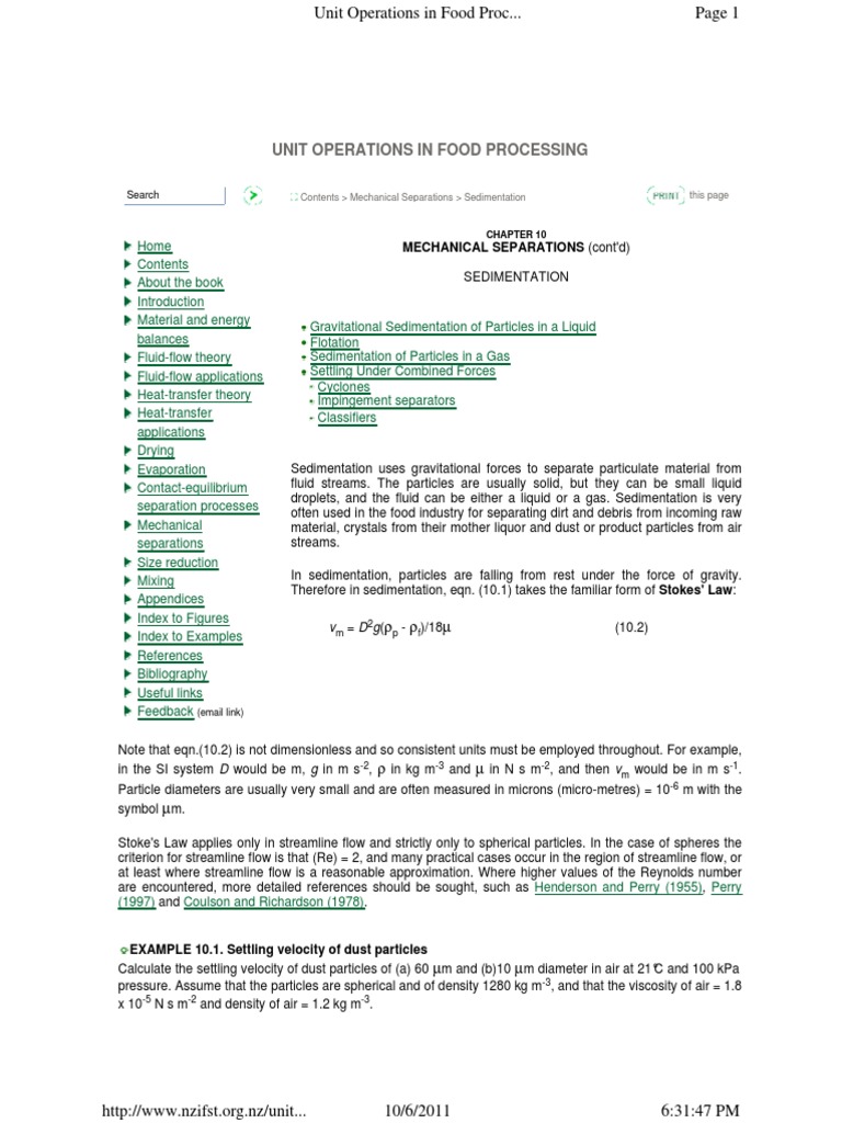 Stoke's Law | PDF | Chemical Engineering | Transparent Materials