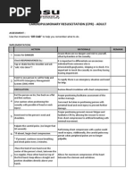 BLS Skills Checklist | PDF | Cardiopulmonary Resuscitation | Clinical ...