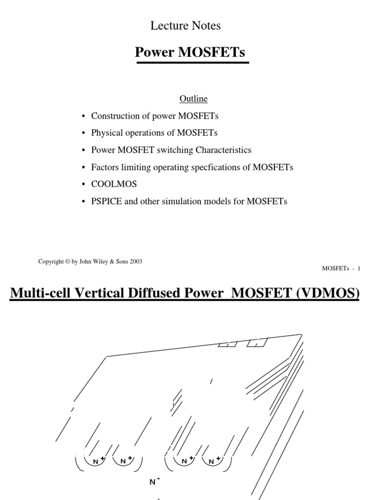 Power Electronics Ned Mohan Slides Ch22 | PDF | Field Effect Transistor | Mosfet