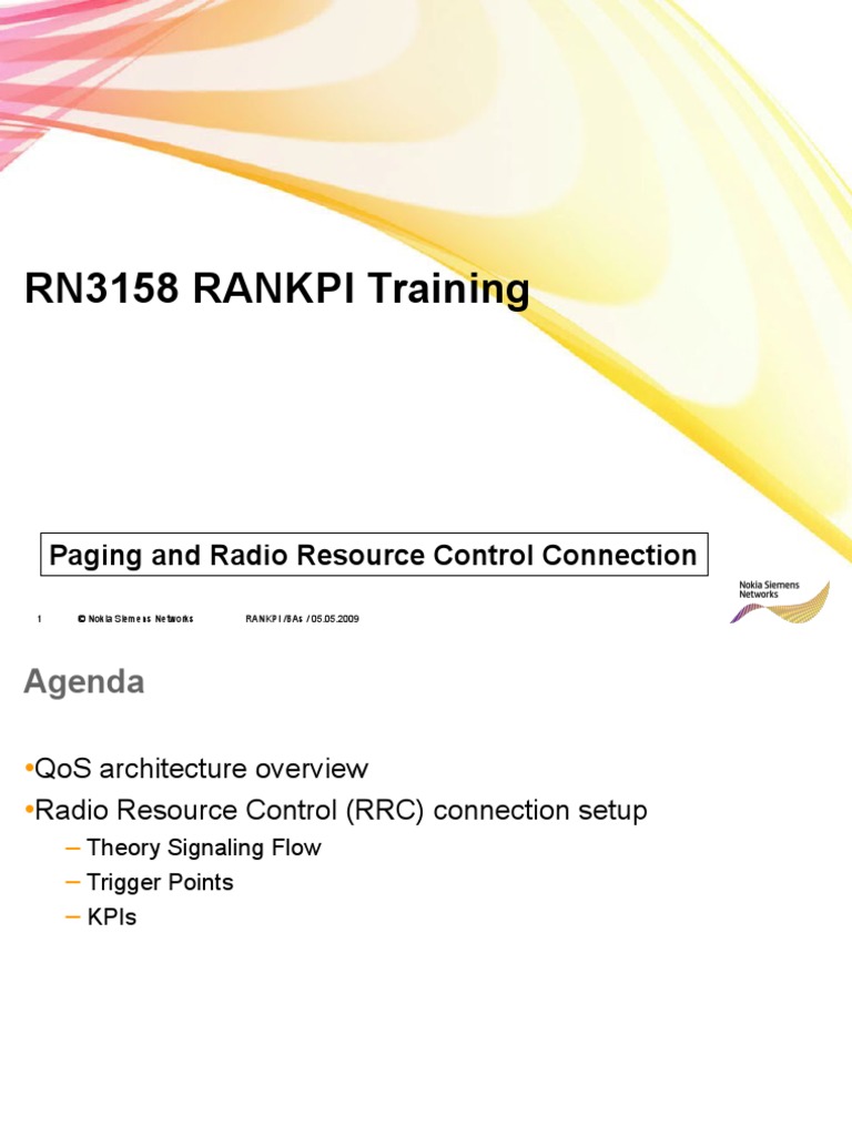 04 RN31584EN10GLA0 Paging+RRC Connection | PDF | Quality Of Service ...
