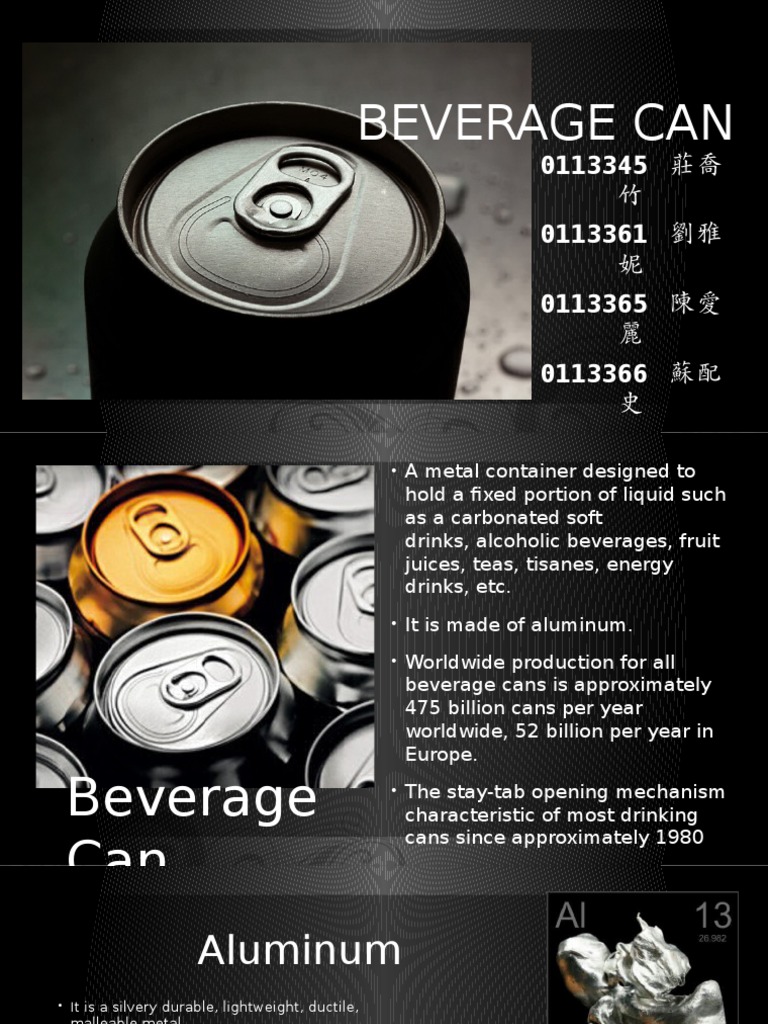 Beverage Can Manufacturing Process | PDF | Aluminium | Metals
