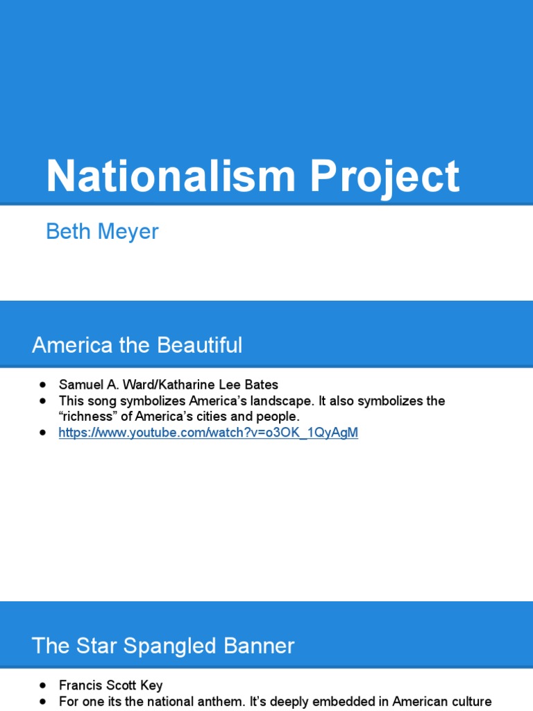 Nationalism Project | PDF | Travel