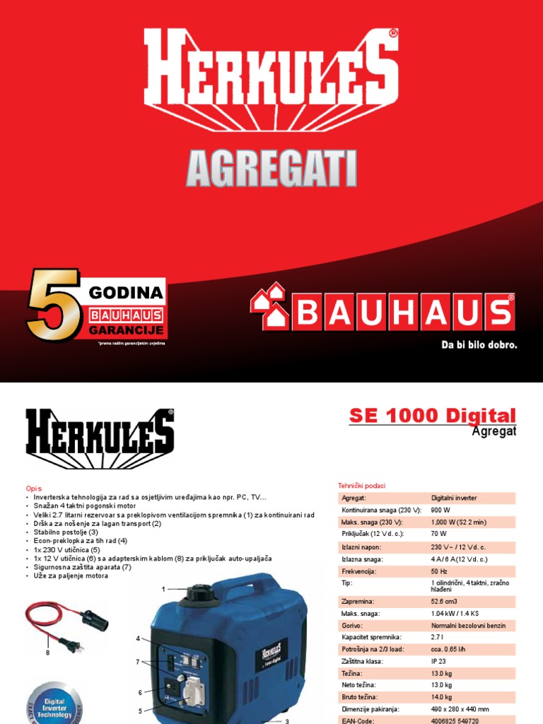 Herkules Agregati BROSURA A5 | PDF