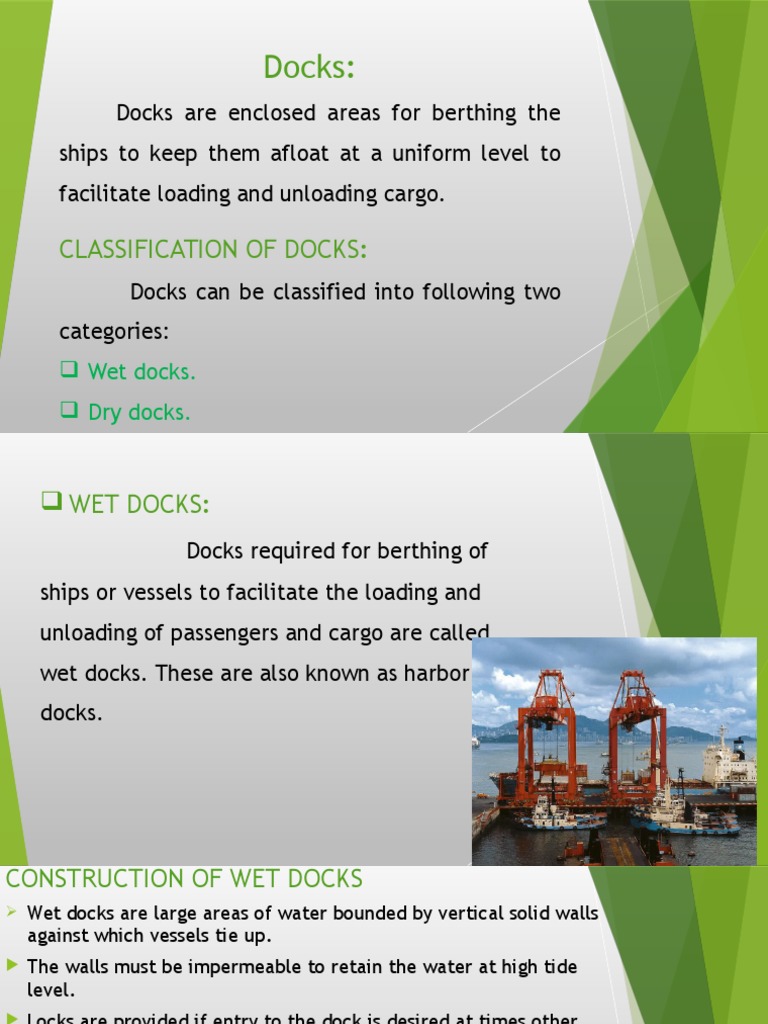 Types of Docks and Their Construction | PDF | Ships | Deep Foundation