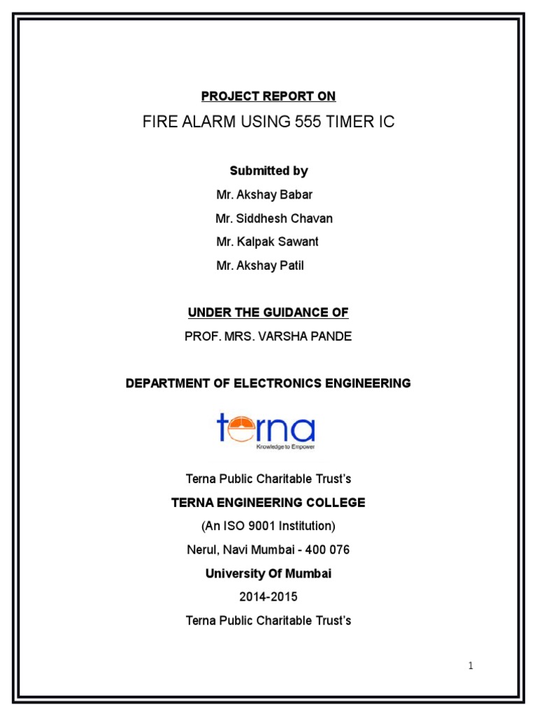 Complete Report Fire Alarm | PDF | Electrical Components | Computer ...