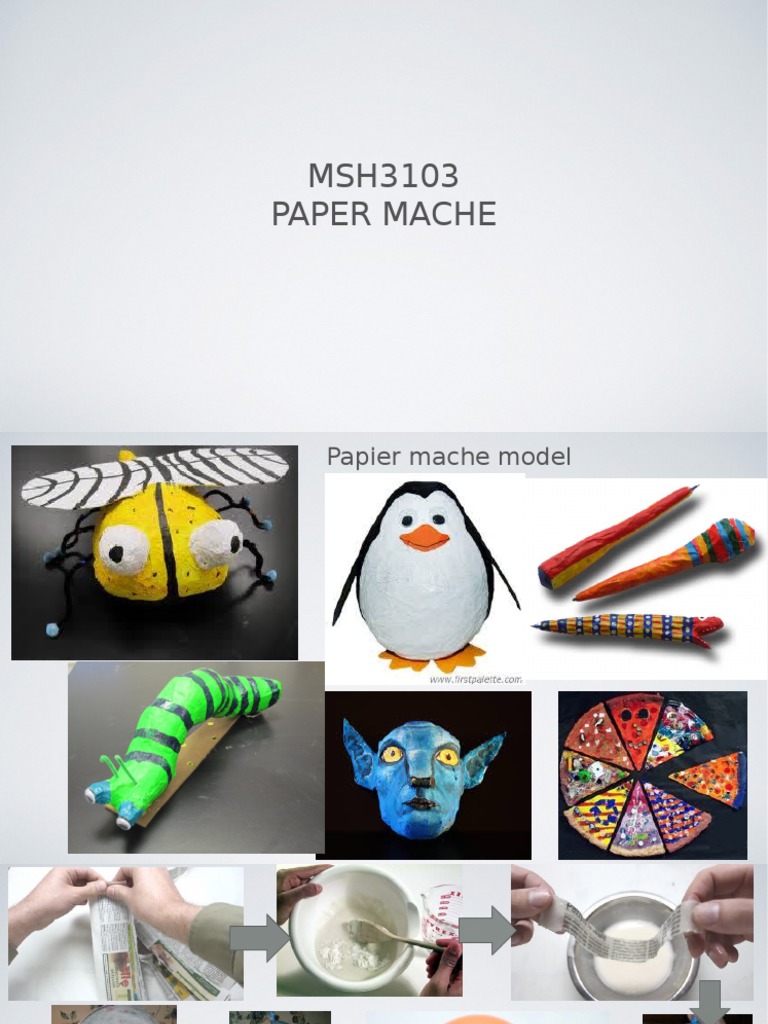 How to Make Paper Clay for Papier Mache Models | PDF