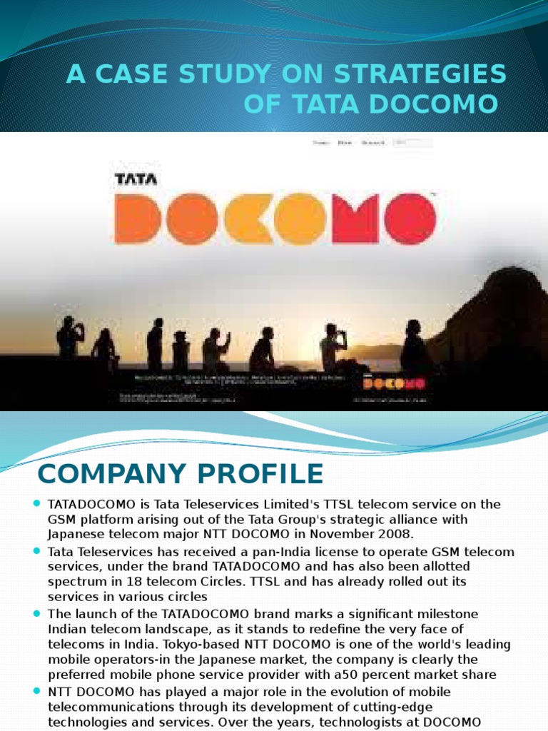 A Case Study On Strategies of Tata Docomo | PDF | Social Media ...
