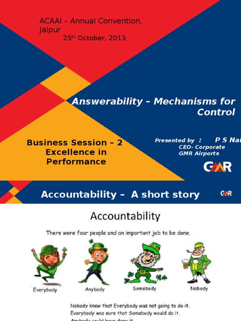 Answerability - Mechanisms For Control | PDF | Cargo | Stakeholder ...