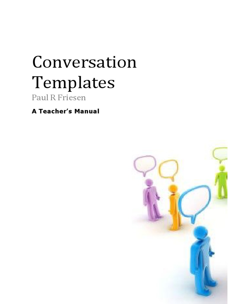 4 Conversation Expansion Templates | PDF | Vocabulary | Question