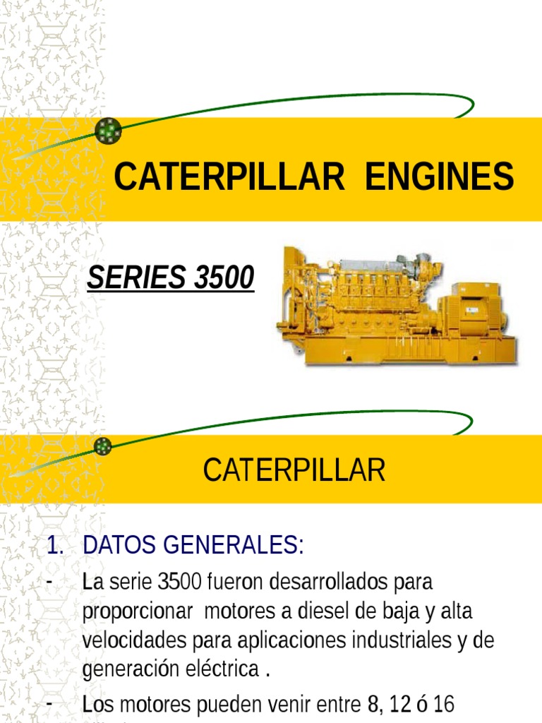 Caterpillar 3500 | PDF | Agua | Ingeniería mecánica