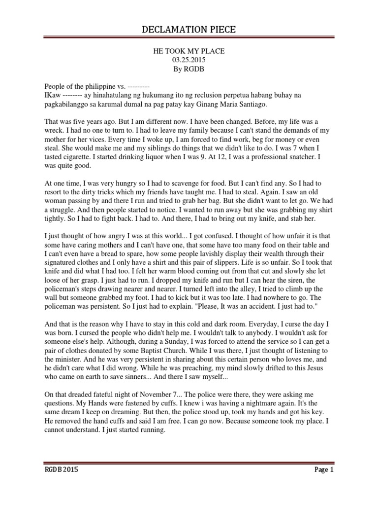 Redemption Through Repentance Story | PDF | Religion And Belief