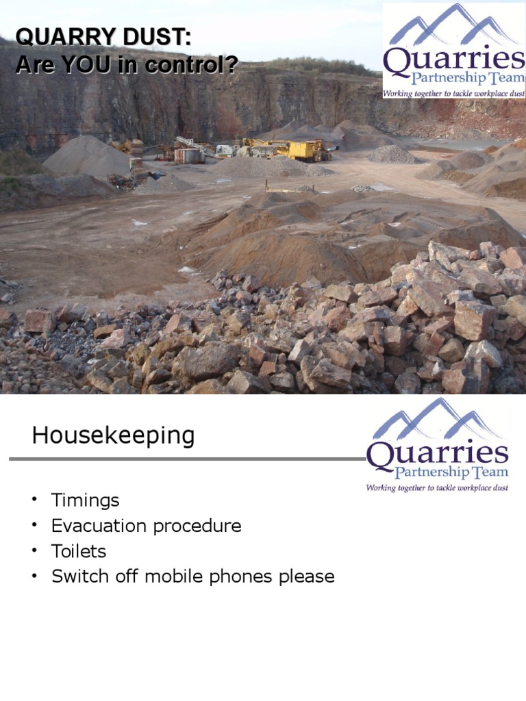 Quarry Dust-Are You in Control? | PDF | Silicon Dioxide | Determinants ...