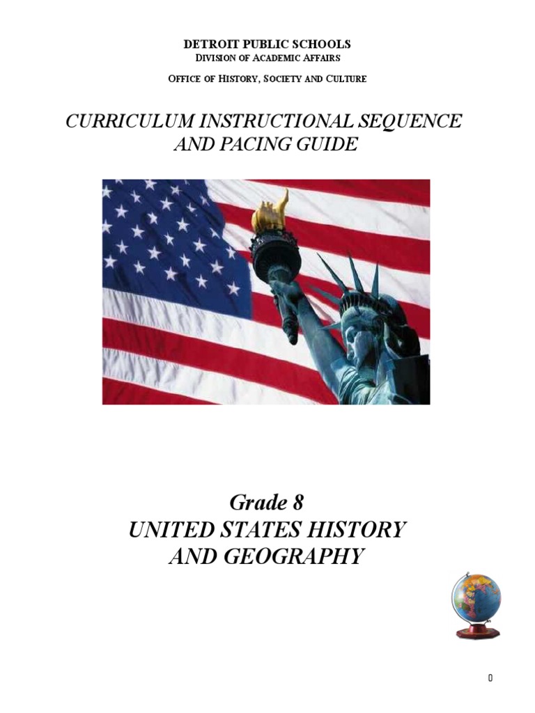 US HistandGeo-Grade 8 Instructional Pacing | PDF | Curriculum ...