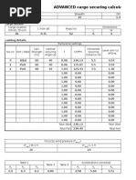 Manual Procedure For Calculate of Lashing | PDF | Angle | Force