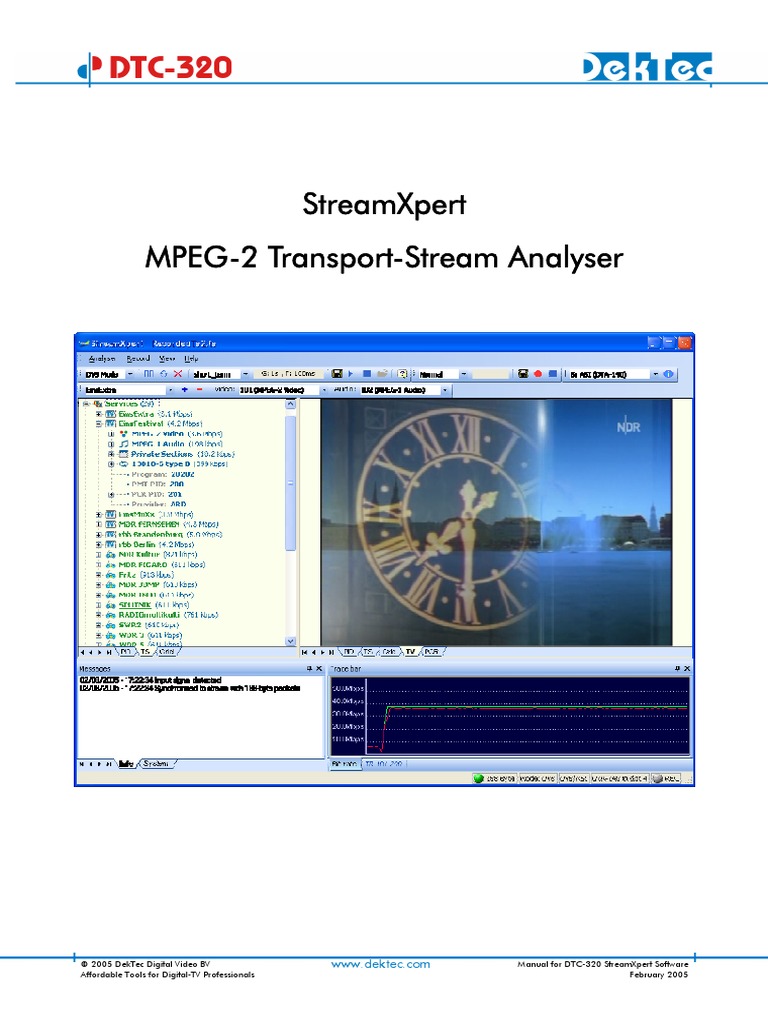 DTC-320 StreamXpert Manual PDF | PDF | Media Technology | System Software