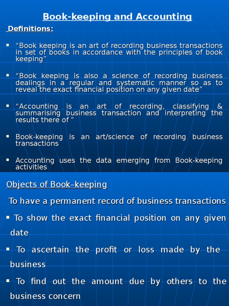 Book Keeping | PDF | Debits And Credits | Bookkeeping
