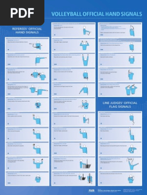 Official Volleyball Hand Signals