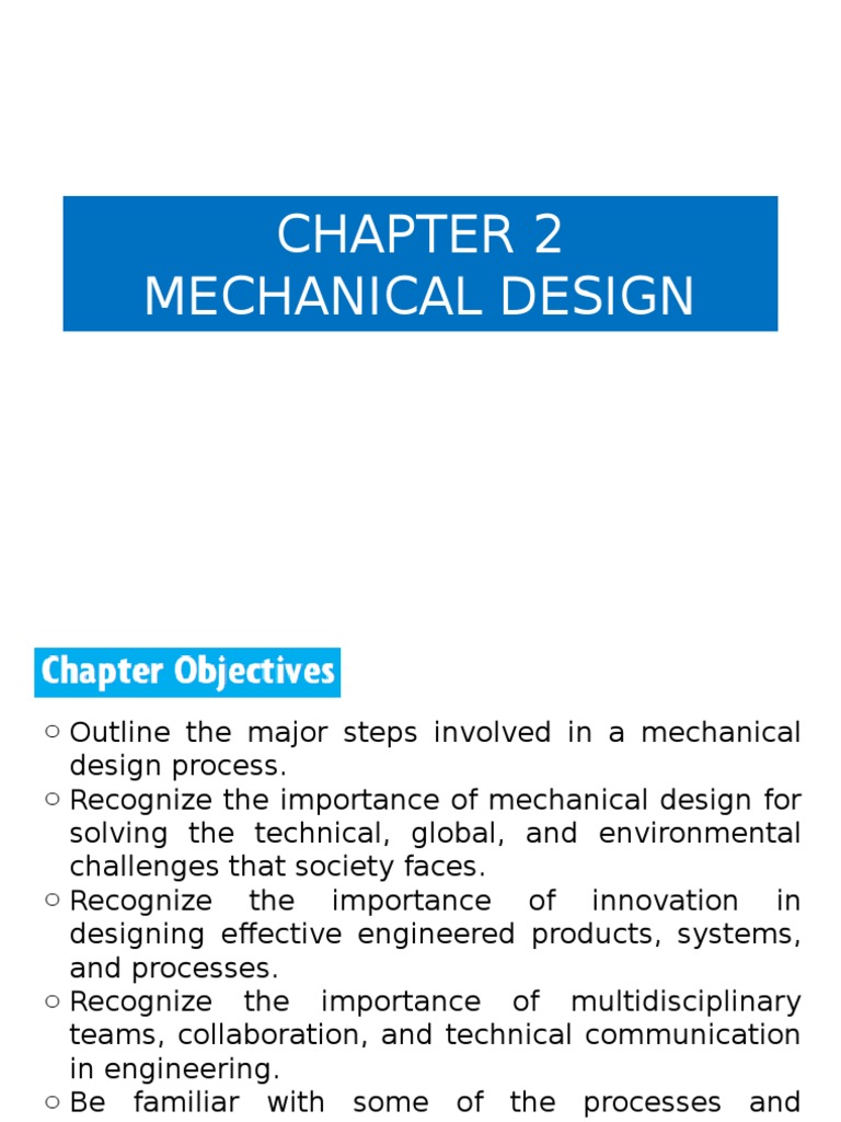 Mechanical Design Process Overview | PDF | Power Station | Design