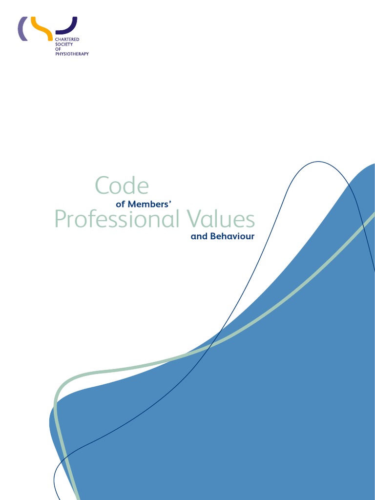 CSP Code of Professional Values and Behaviour | PDF | Profession ...