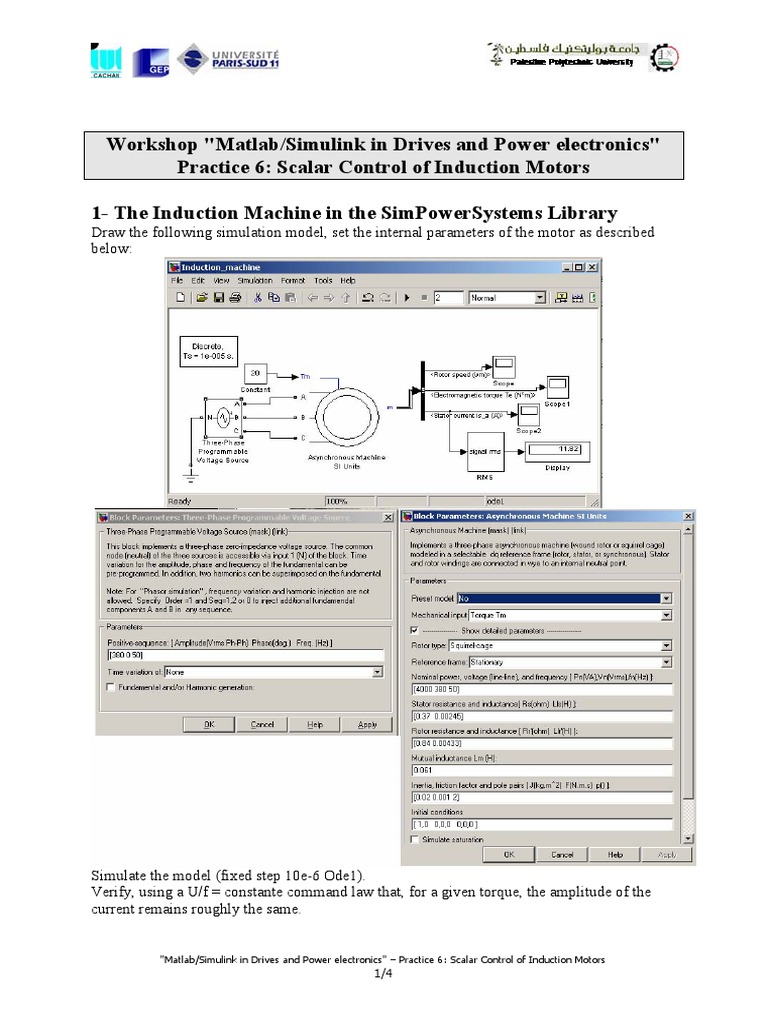 Scalar Control of Induction Motors | PDF