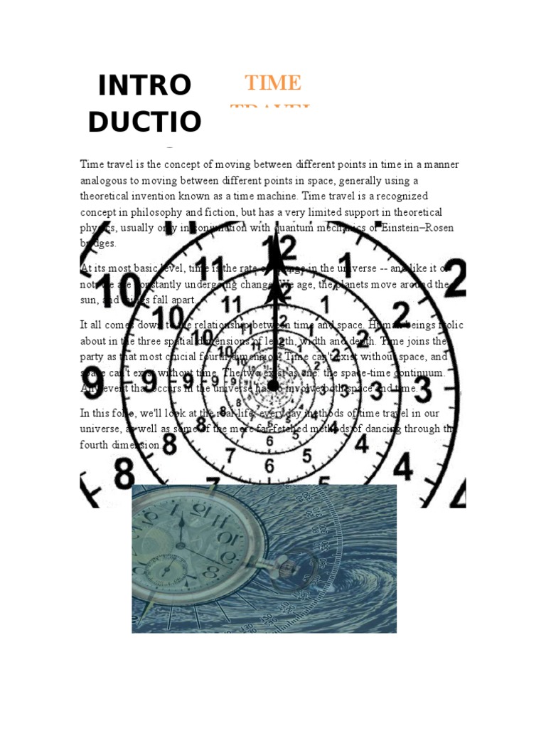 Introduction To Time Travel | PDF | Time Travel | Theoretical Physics