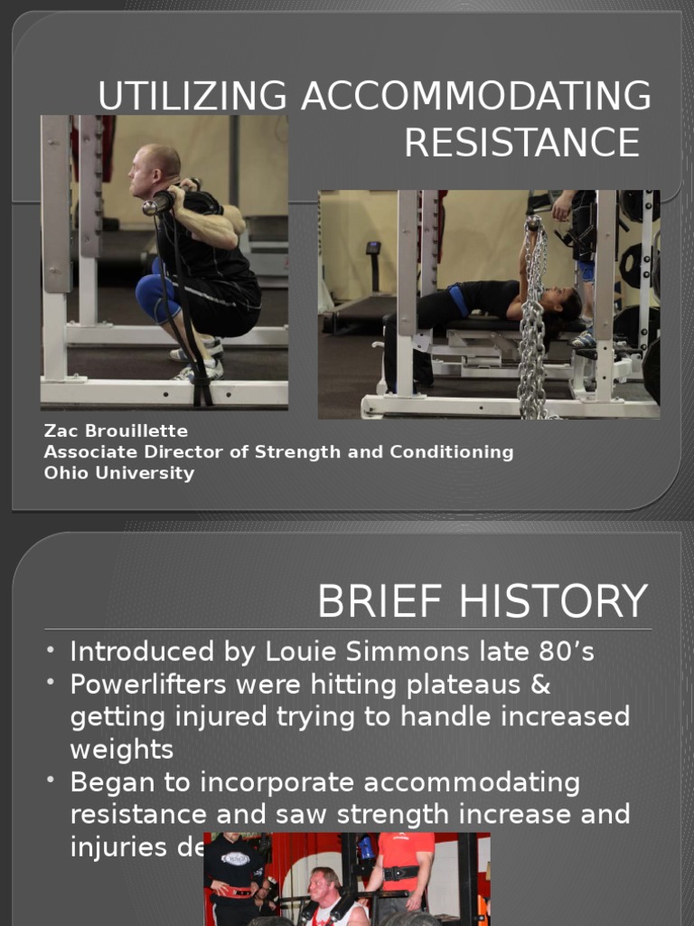 Powerlifting: Accommodating Resistance | PDF | Strength Training | Hobbies
