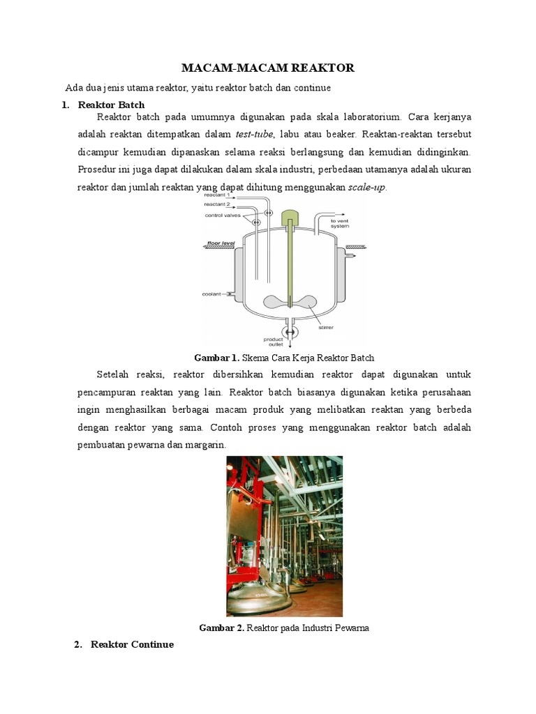 REAKTOR KIMIA DAN NUKLIR | PDF