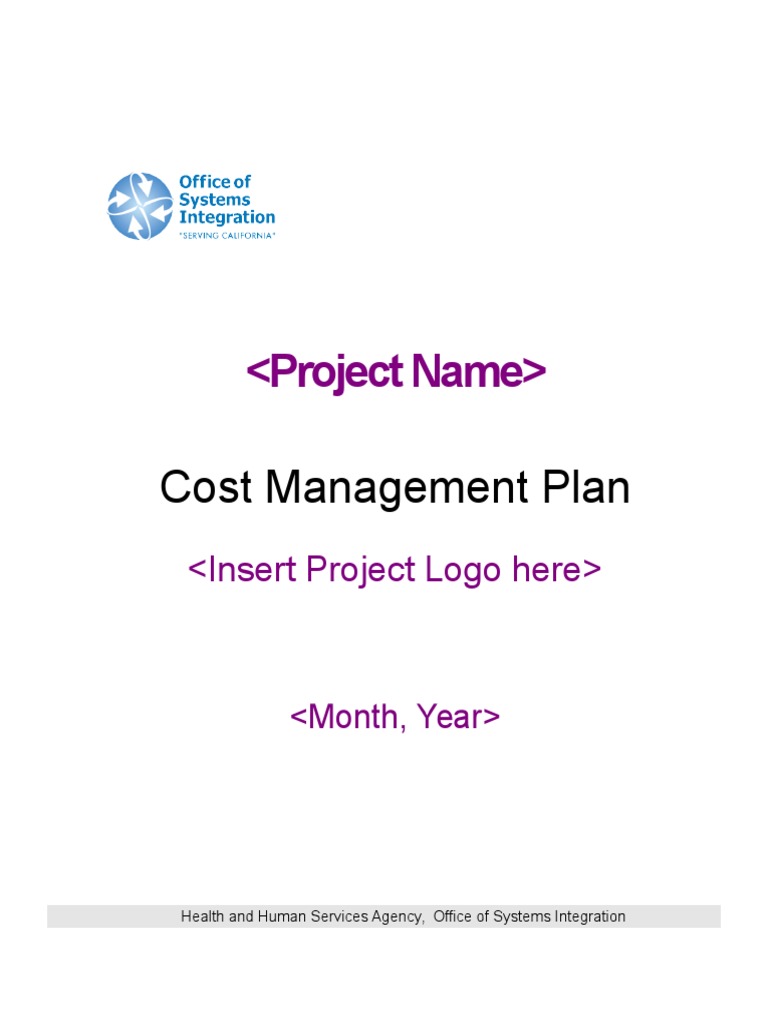 Cost Management Plan Template | PDF | Baseline (Budgeting) | Project ...