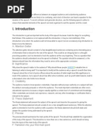 5-Minute Speech Outline Guide | PDF