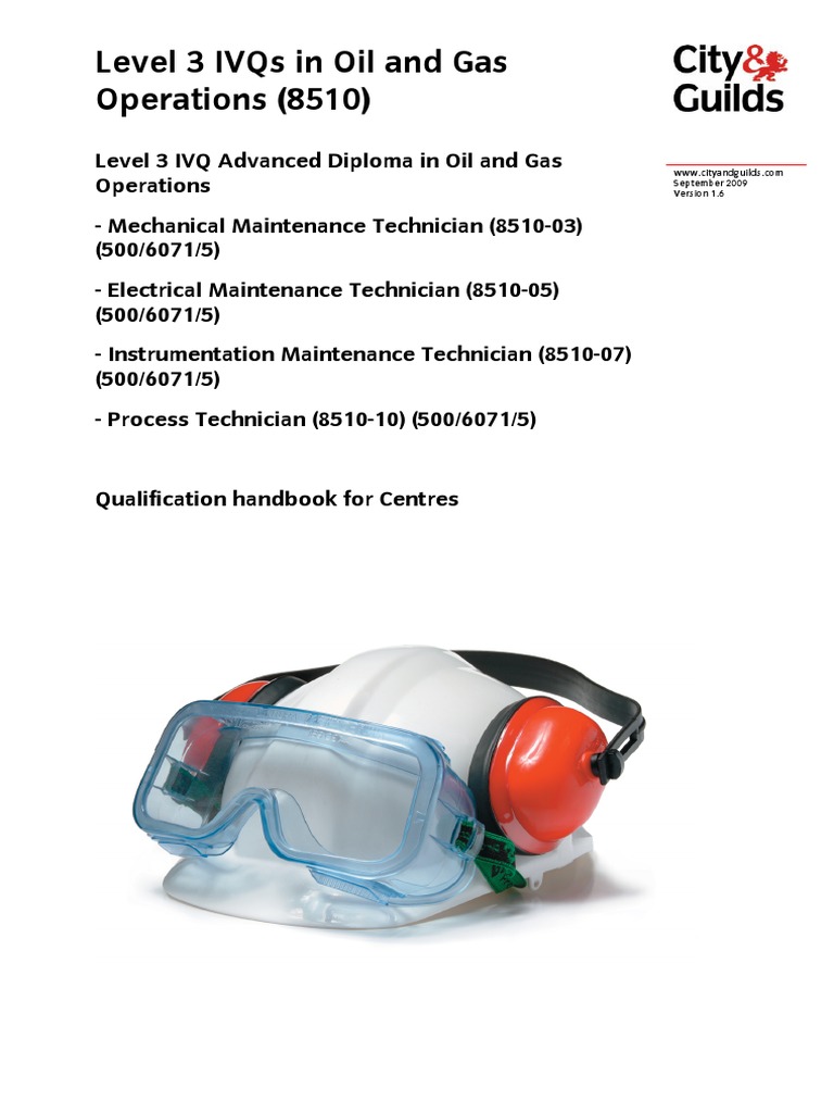 8510 L3 Qualification Handbook v1-6 | PDF | Diploma | Instrumentation