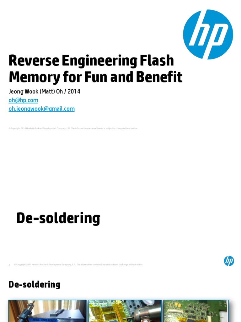 Reverse Engineering Flash Memory For Fun and Benefit | PDF | Error Detection And Correction ...