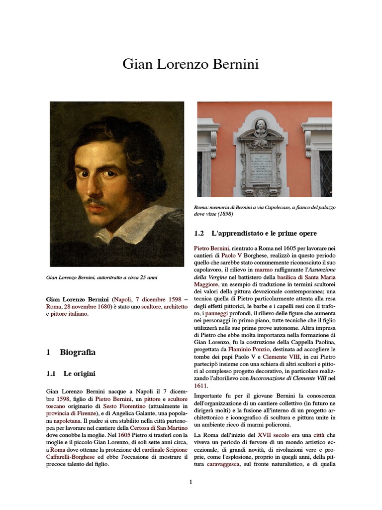 Gian Lorenzo Bernini PDF | PDF