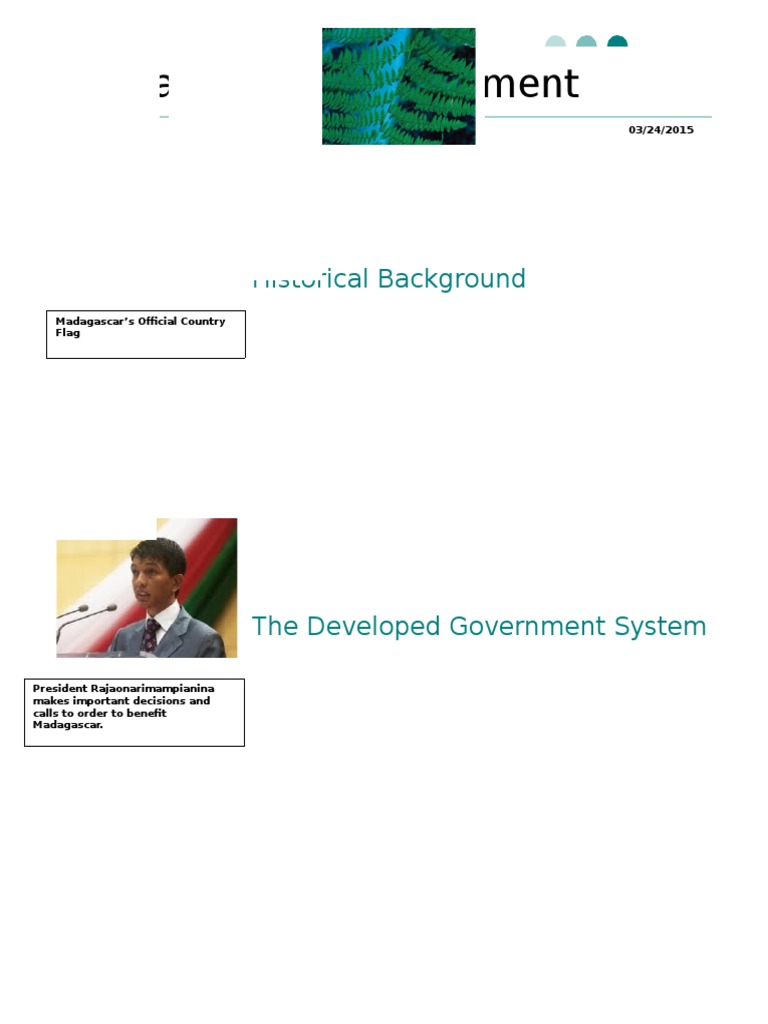 Overview of Madagascar's Government Structure | PDF | Politics