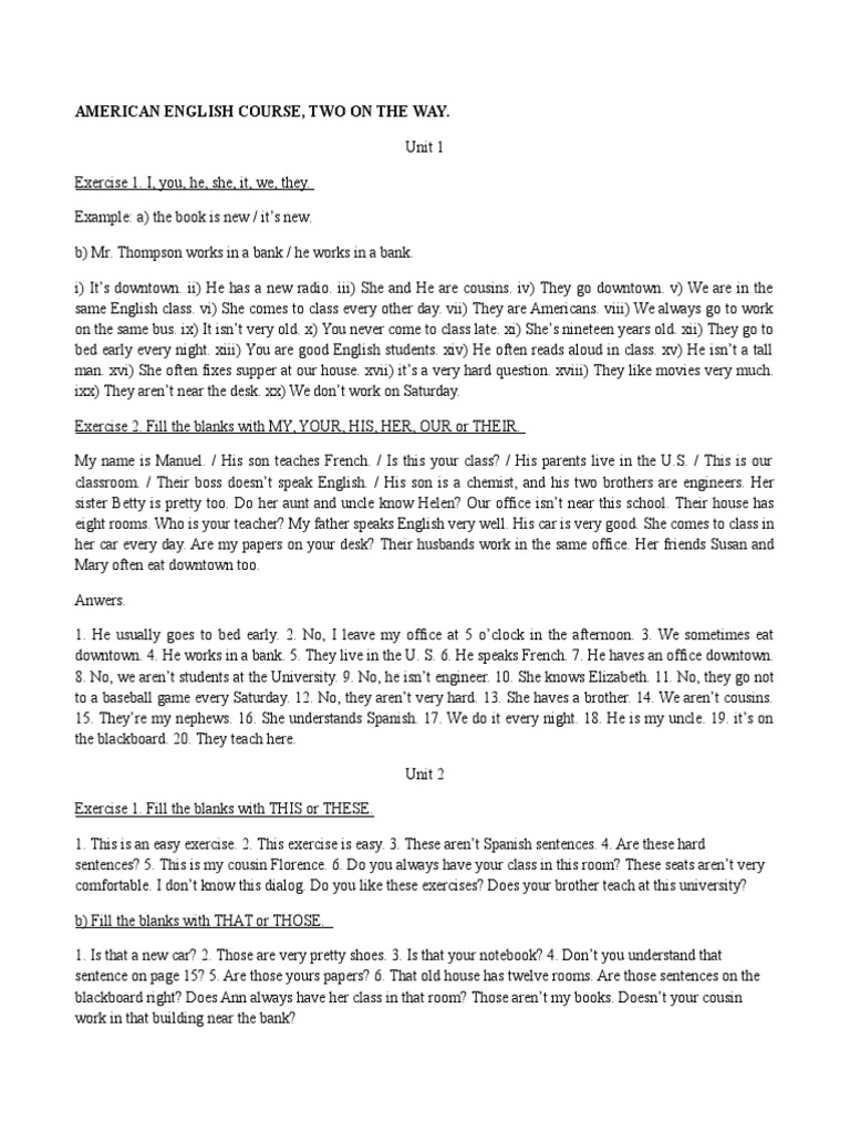 American English Course | PDF | Teaching And Learning | Languages