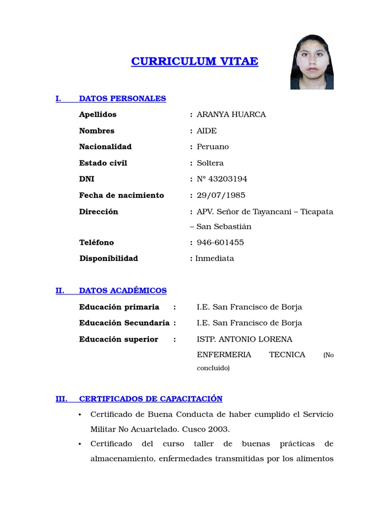 CV Documentado | PDF