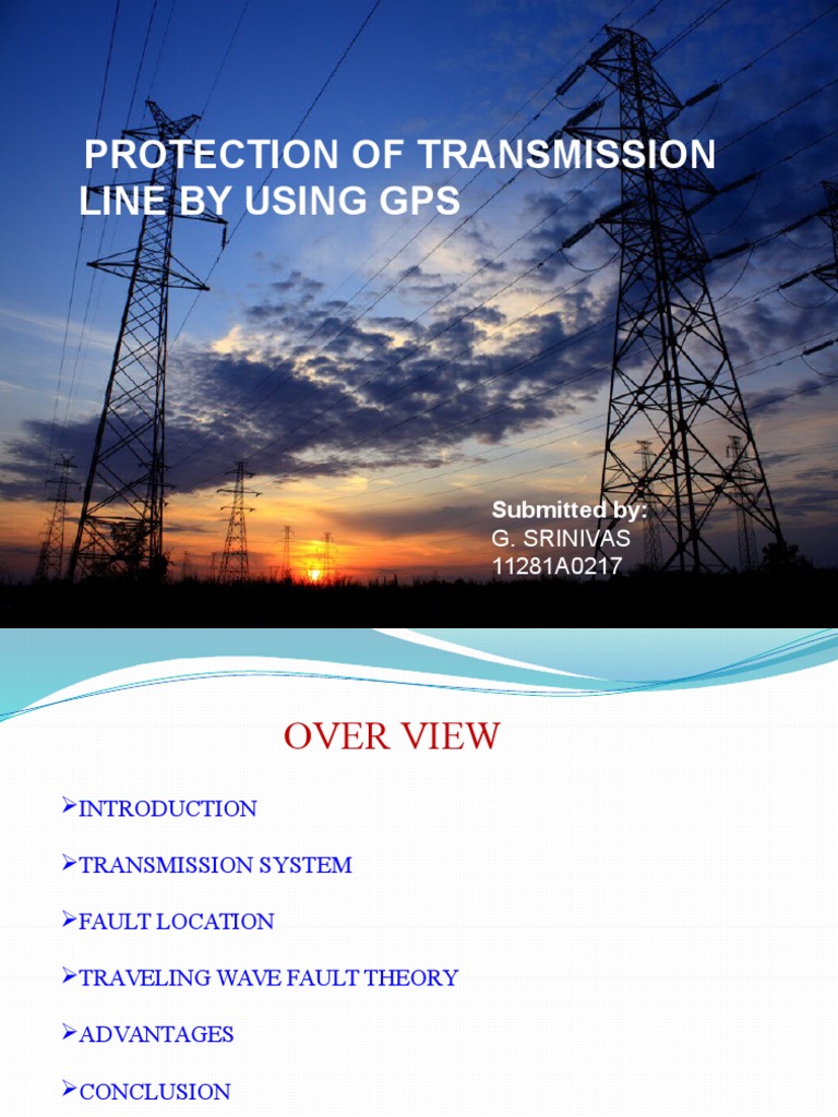 Protection of Transmission Line by Using Gps | Download Free PDF ...