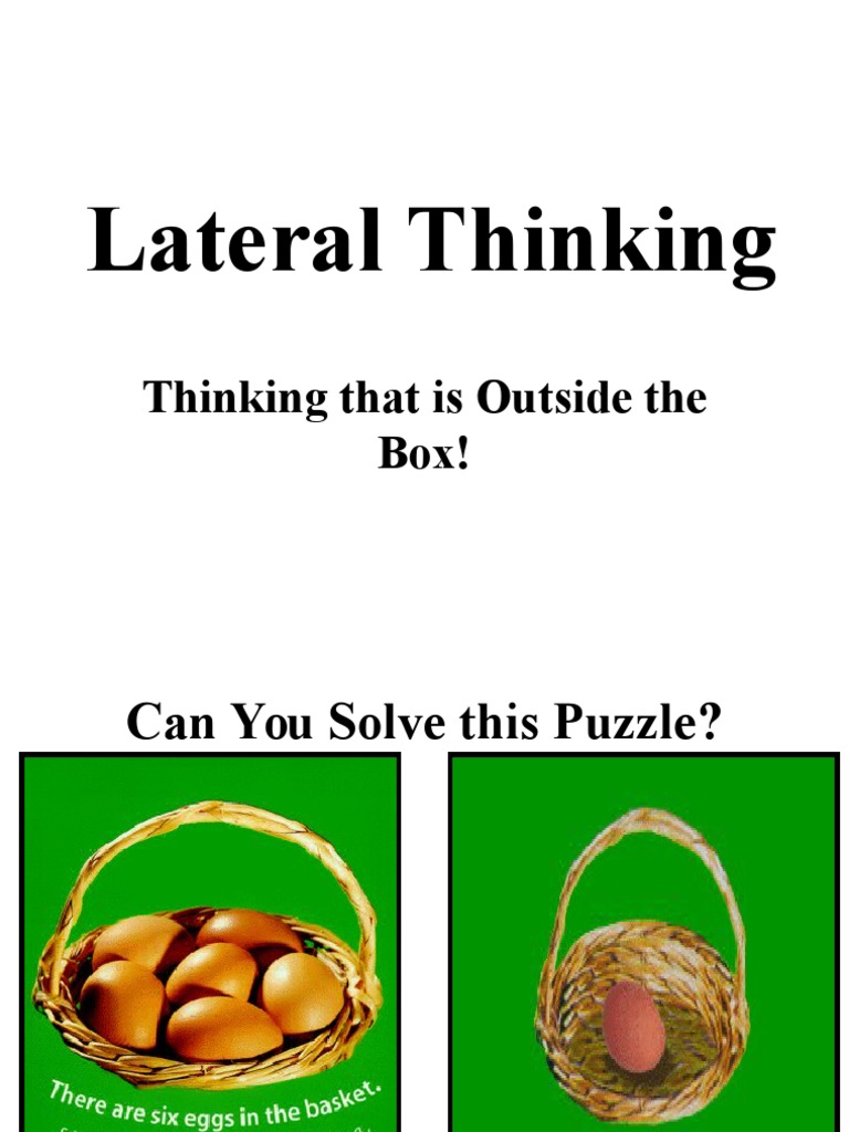 Six Thinking Hats for Problem Solving | PDF | Thought | Intuition