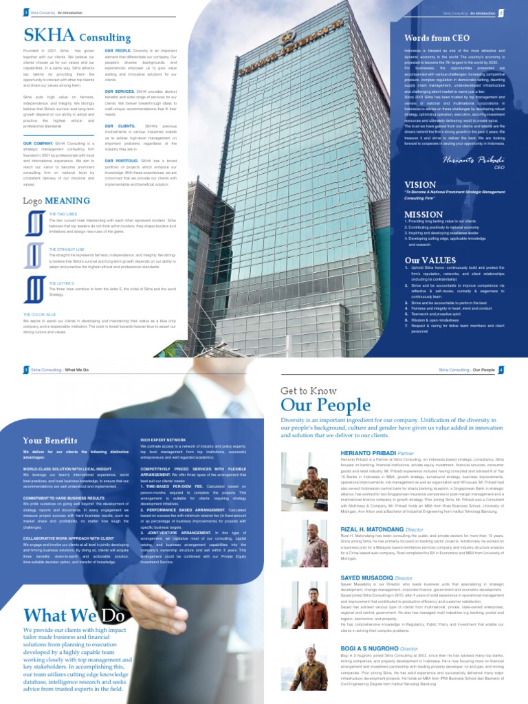 Company Profile SKHA CONSULTING (PT SKHA INDONESIA) | PDF | Strategic ...